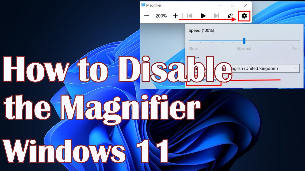 How to Disable the Magnifier Windows 11 - YouTube