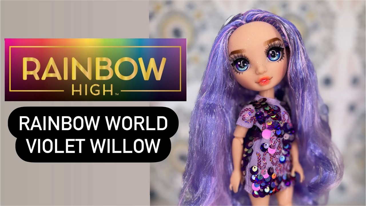 Rainbow High Rainbow World Slime Violet Willow doll unboxing and review! - YouTube