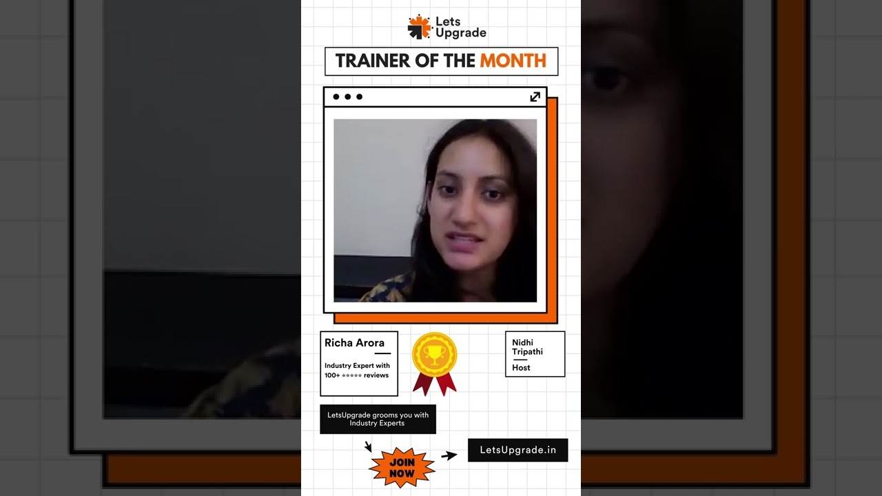 Trainer of the week - Richa Arora - YouTube