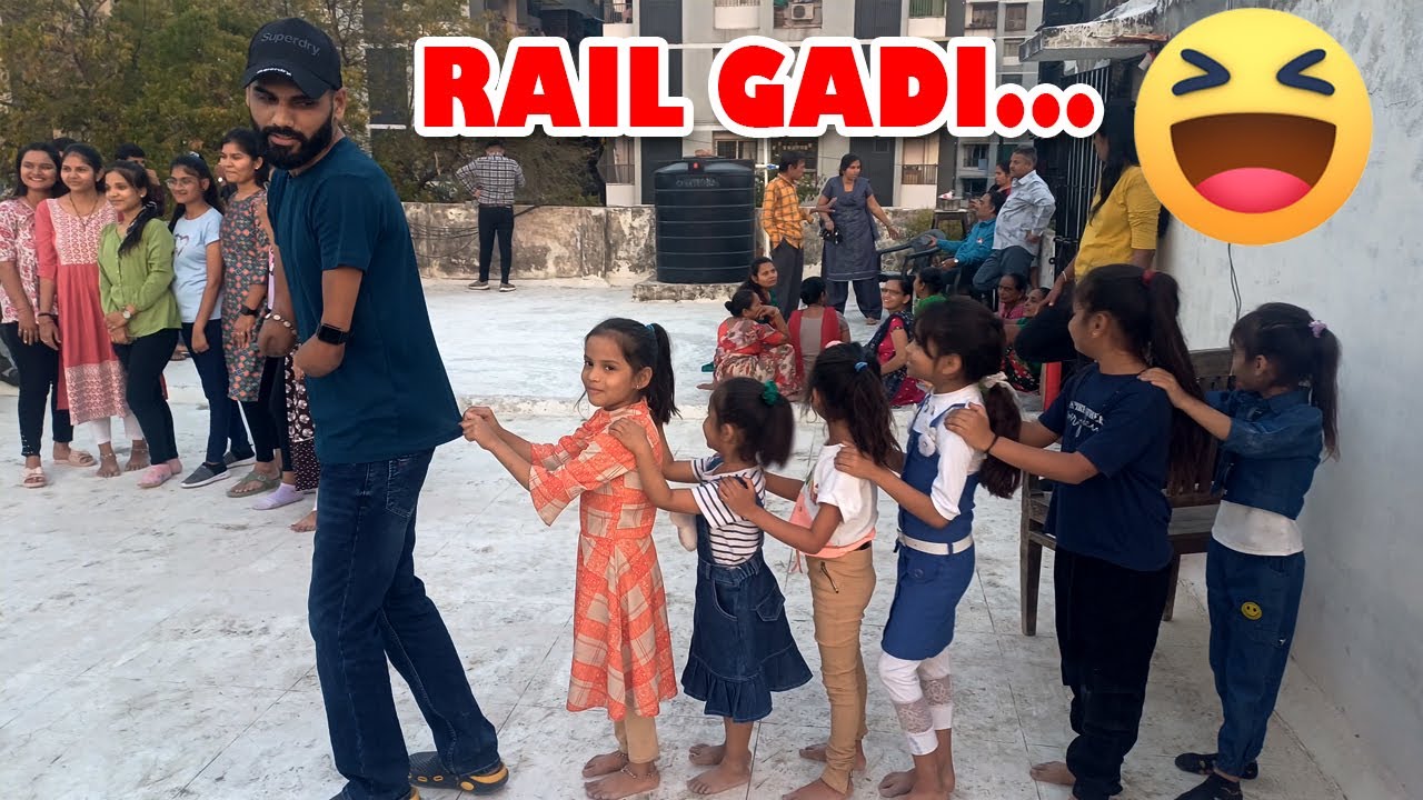 Rail Gaadi..🤣🤣 | Masti with small Children | Best Moment | Dhaval ...