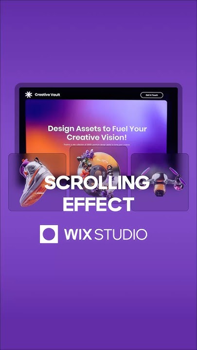 Scrolling Effect in Wix Studio #ciberpunk #assets - YouTube