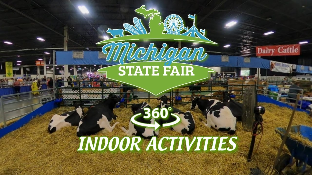Michigan State Fair 2022 - Indoor Attractions [360 VR] - YouTube