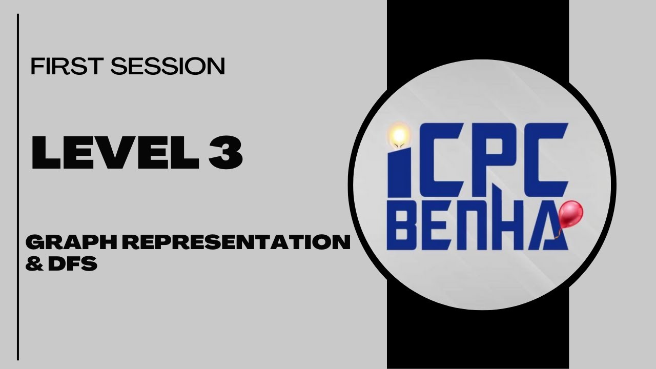 Level 3 : Graph representation & DFS - YouTube