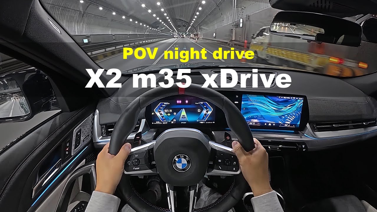 2025 BMW X2 m35 xDrive POV night drive - YouTube