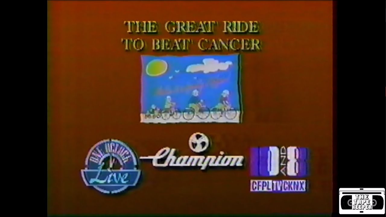 Ride to Beat Cancer Bumper - One O'Clock Live - 10and8 - 1993 - YouTube