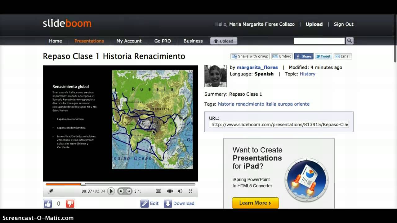 Tutorial para subir presentaciones en PowerPoint a la herramienta ...