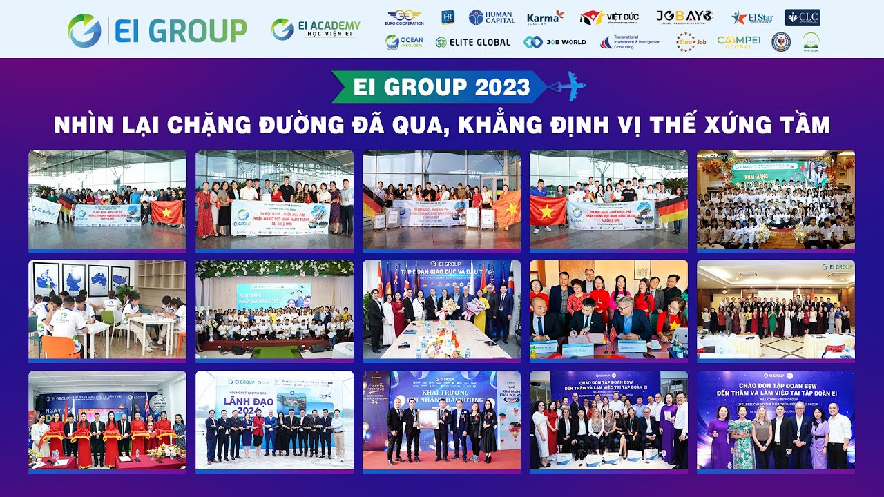 🎆 EI GROUP 2023: NHÌN LẠI CHẶNG ĐƯỜNG ĐÃ QUA, KHẲNG ĐỊNH VỊ THẾ XỨNG TẦM - YouTube