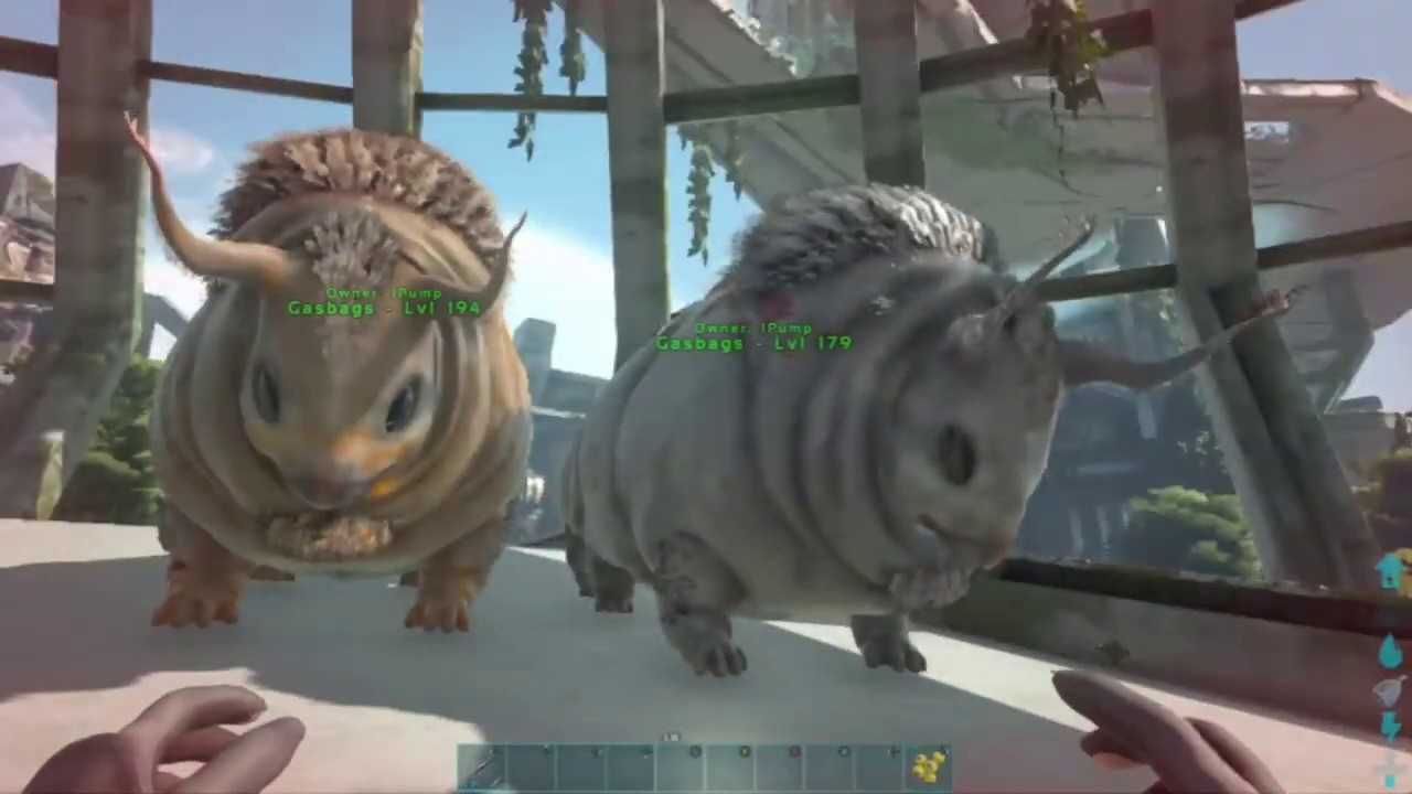 Gas Bag Taming Ark Extinction - YouTube