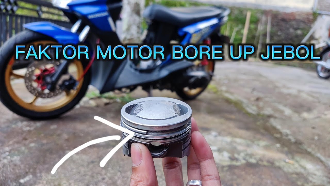 Salah satu faktor motor bore up jebol // beat karbu 130cc harian - YouTube