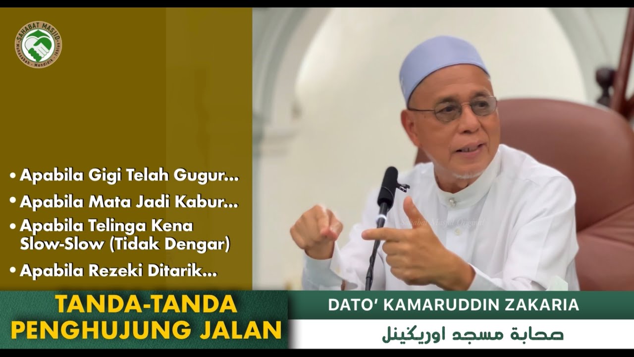 Ustaz Dato Kamaruddin Zakaria - YouTube