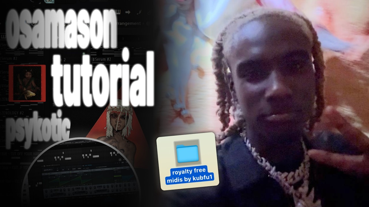 How to make MINIMALISTIC beat for OSAMASON / +free midi pack - YouTube