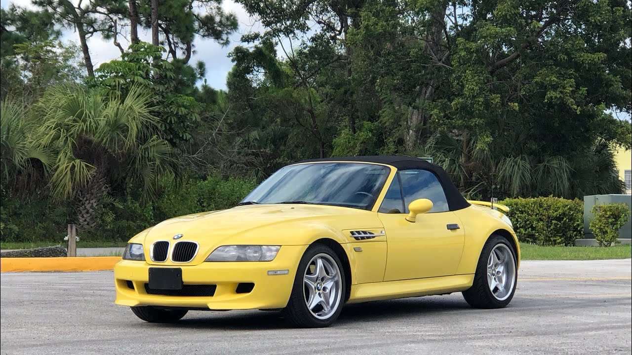 Dakar Yellow BMW Z3 M roadster 25k original miles! - YouTube