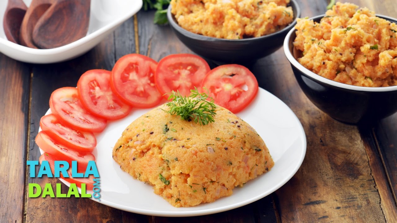 Tomato Upma, South Indian Breakfast by Tarla Dalal - YouTube