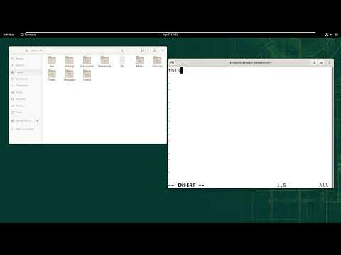 Basic Command of linux like (mkdir, touch, rm, mv, cp, cat....) OpenSUSE Linux - YouTube