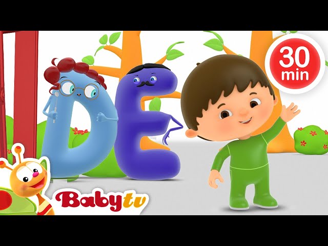 Charlie Meets the Letters A, B, C, D, E & F 😀 | Charlie & The Alphabet ...