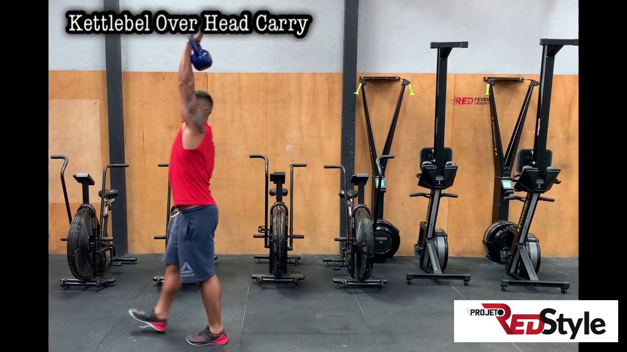 kettlebel over head carry - YouTube