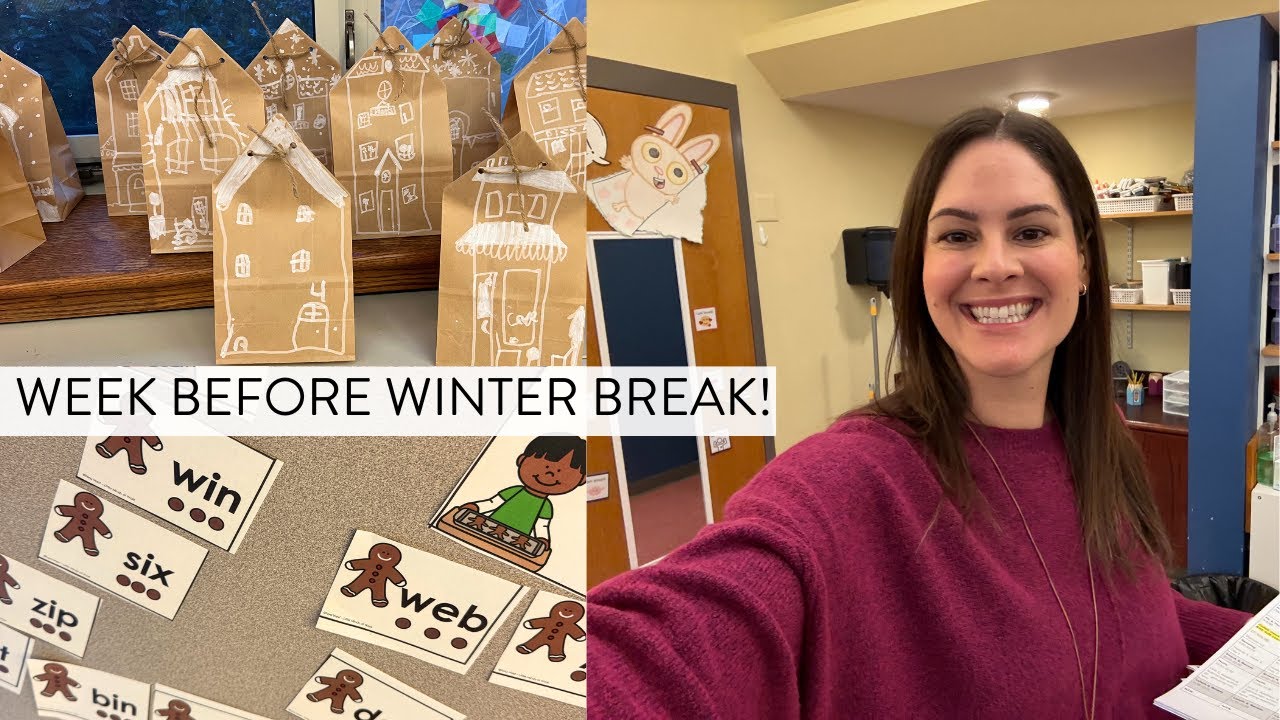 The week before winter break in first grade! Gingerbread activities and ...