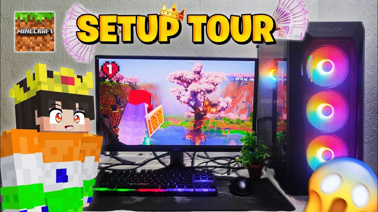 The Ultimated Gaming Setup Tour 🔥 Unboxing My pc In 2024 😈 - YouTube