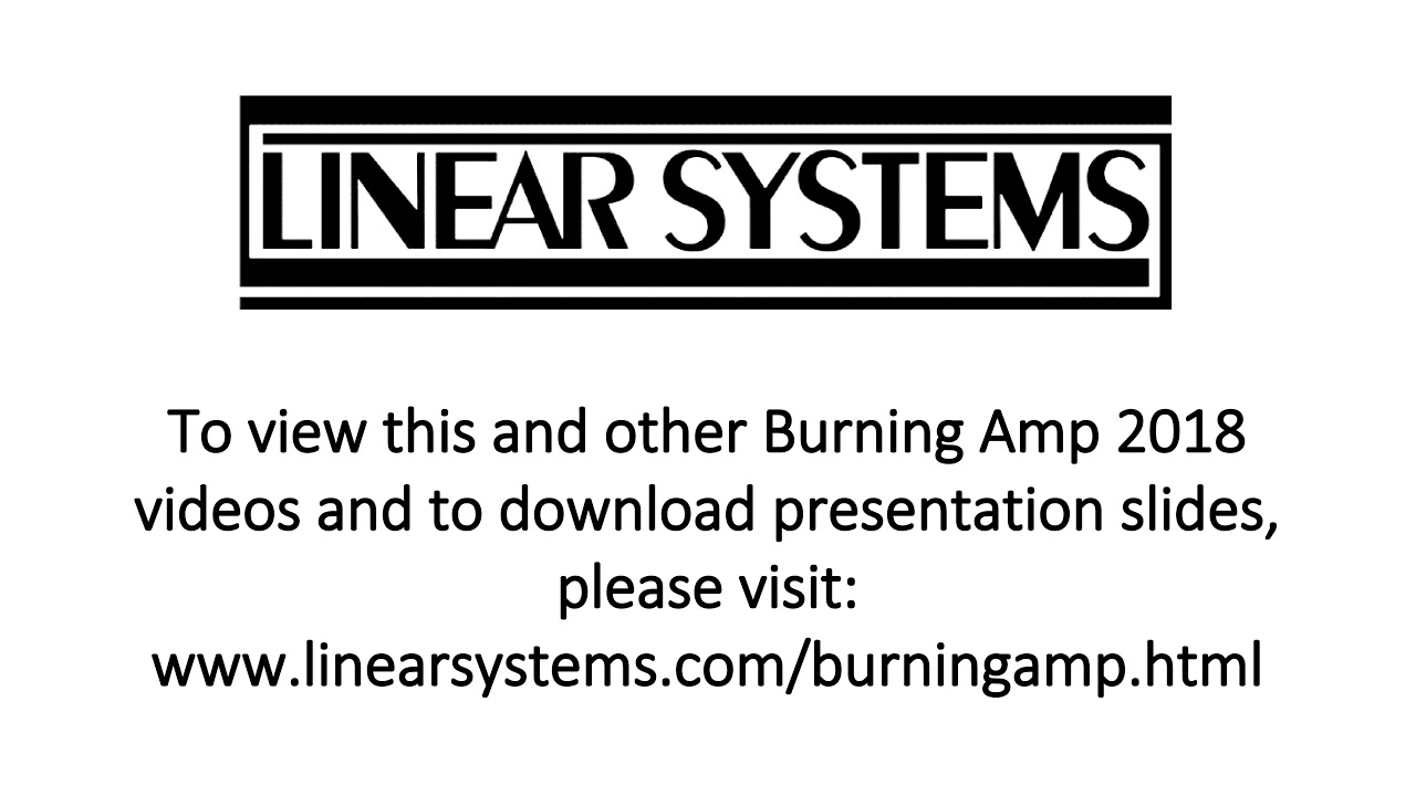 Burning Amp 2018 Roger Modjeski - YouTube