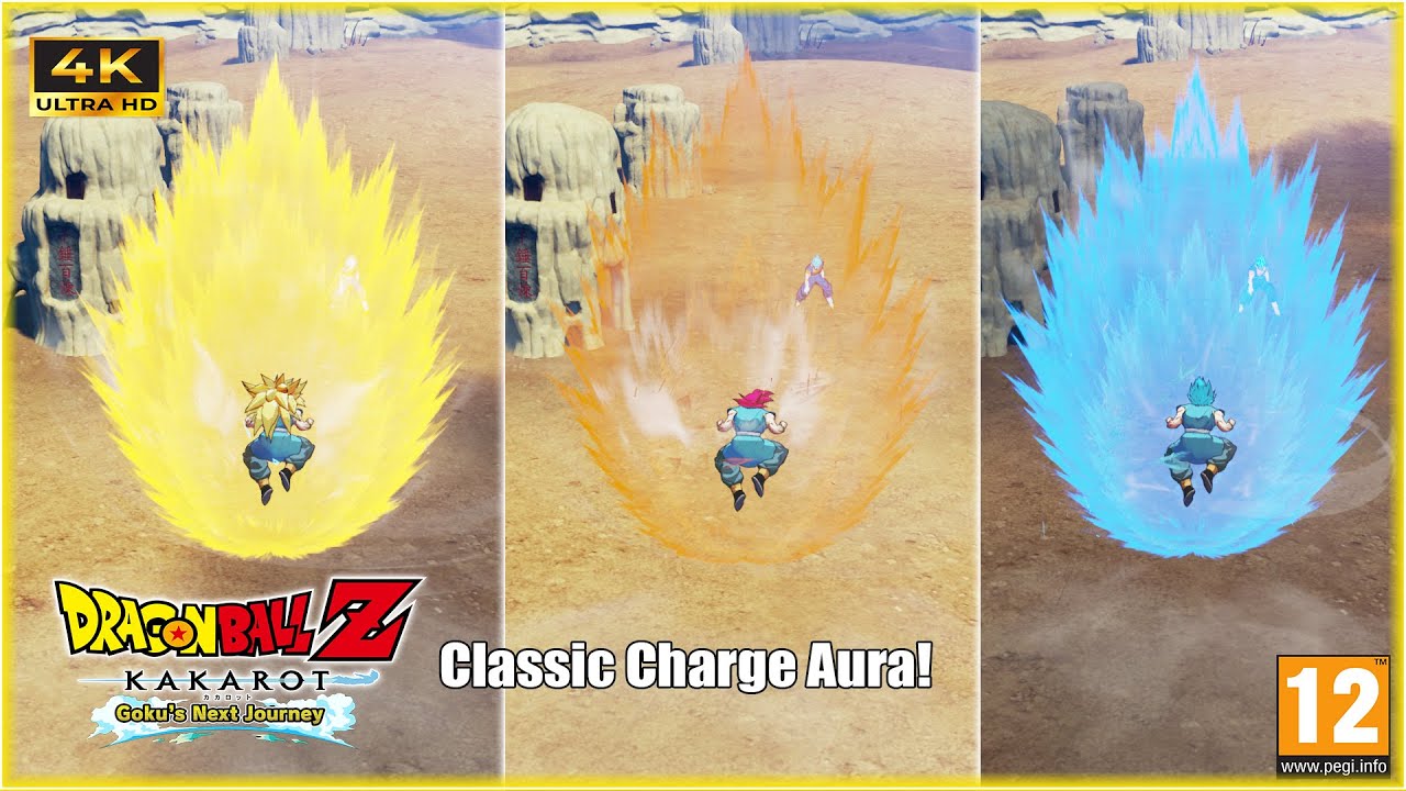 End of Z Goku New Mod! Classic Charge Aura (Dragon Ball z kakarot ...