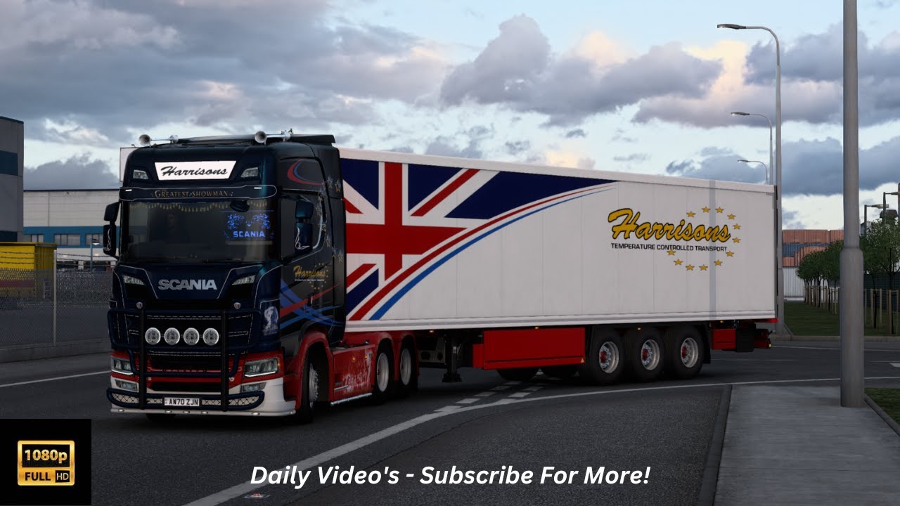 Harrisons Scania S730 V8 Manual | Realistic ETS2 | Scotland ...