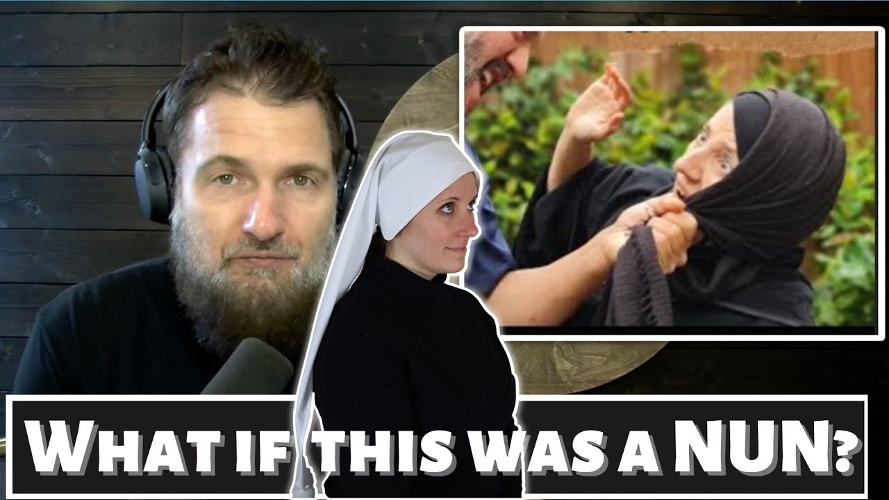 Woman gets Hijab Ripped off her by thugs police in UK do nothing - YouTube