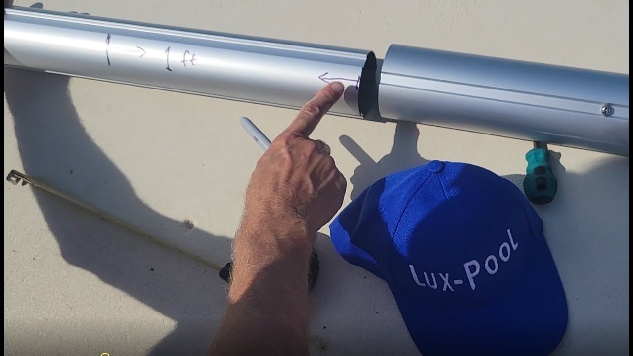 DIY Pool Solar Blanket Reel Tube assembly in 7 mins - YouTube