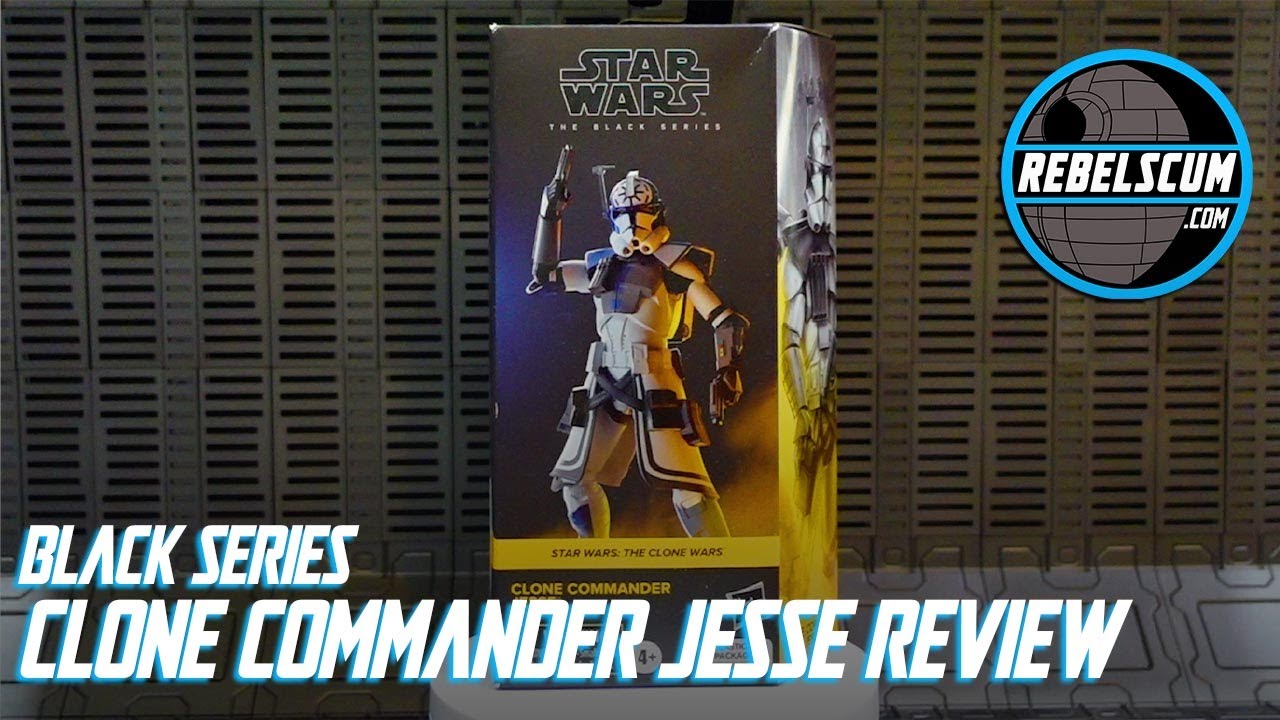 Star Wars Black Series Clone Commander Jesse Figure 360 View - YouTube