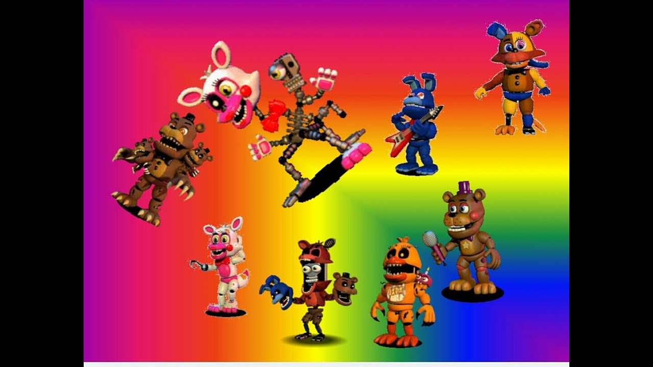 Find hidden FNAF animatronics - YouTube