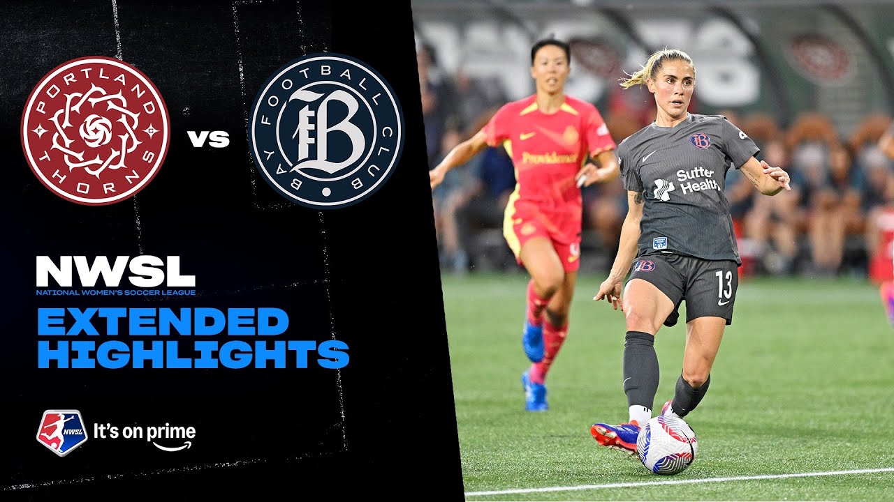 Portland Thorns FC vs. Bay FC | NWSL Extended Highlights | 8/30/24 ...