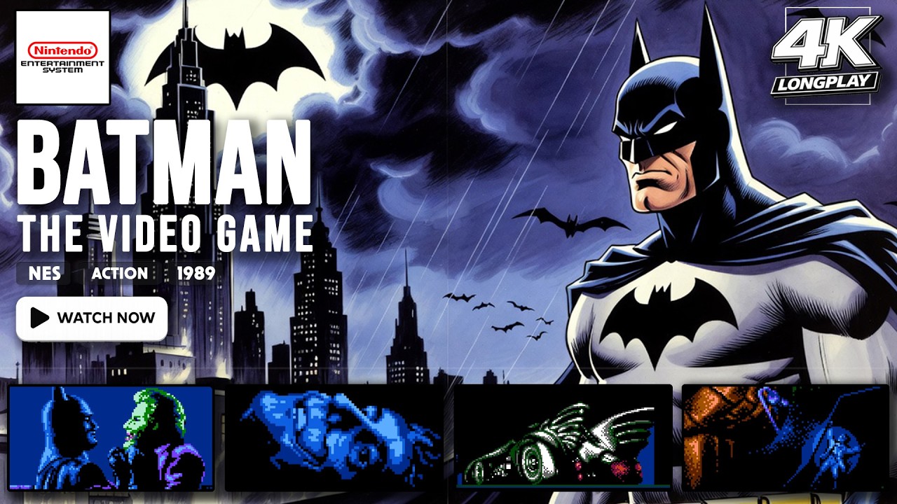 [NES Longplay] Batman: The Video Game | Full Game Walkthrough | 4K ...