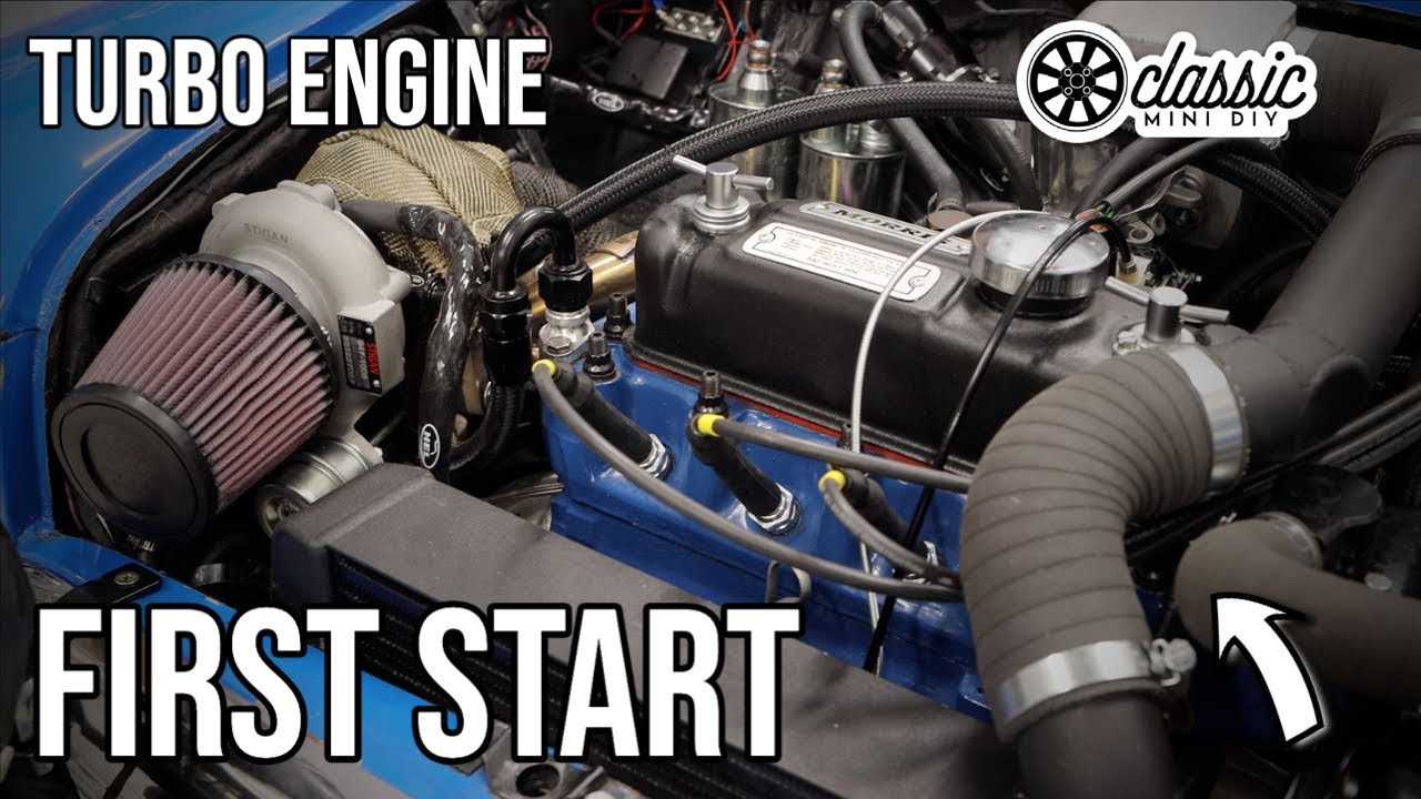 The first start of Turbo A-Series Engine | Turbo Bad Wolf - YouTube