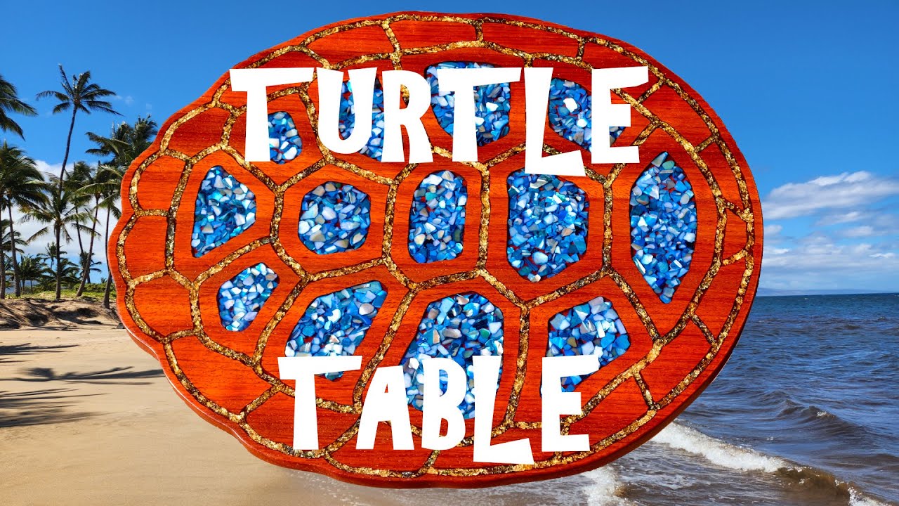 Exotic Hardwood Turtle Table - YouTube
