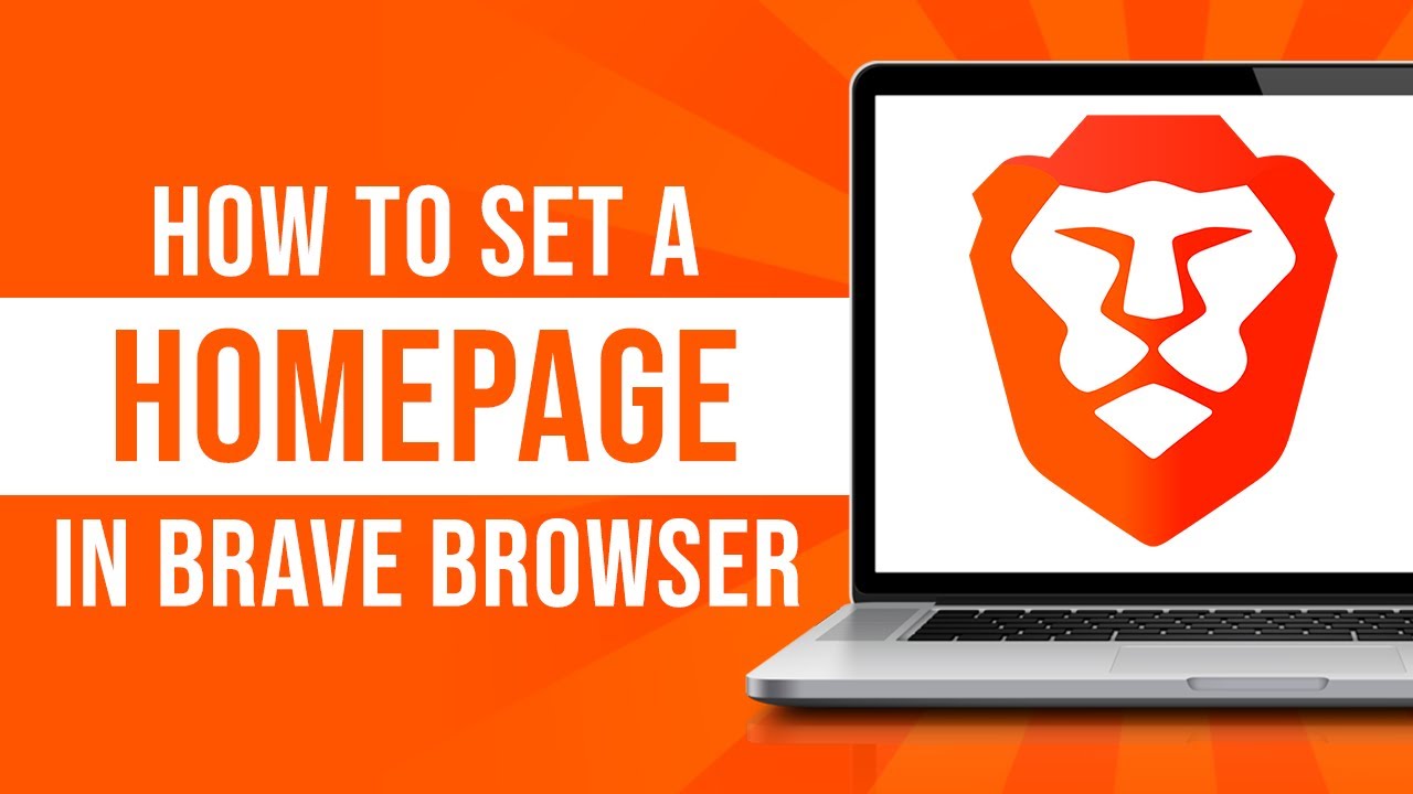 How To Set a Homepage In Brave (Home Button) (Tutorial) - YouTube
