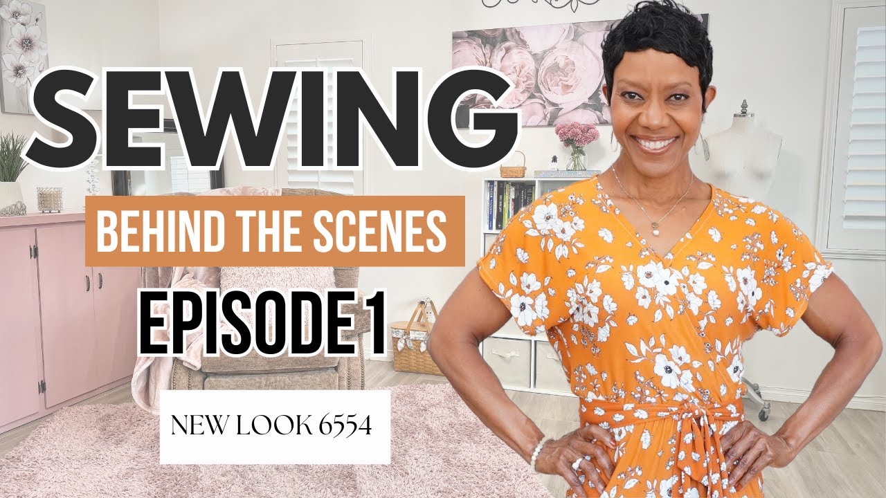 Behind the scenes with New Look 6554 (border print fabrics) - YouTube