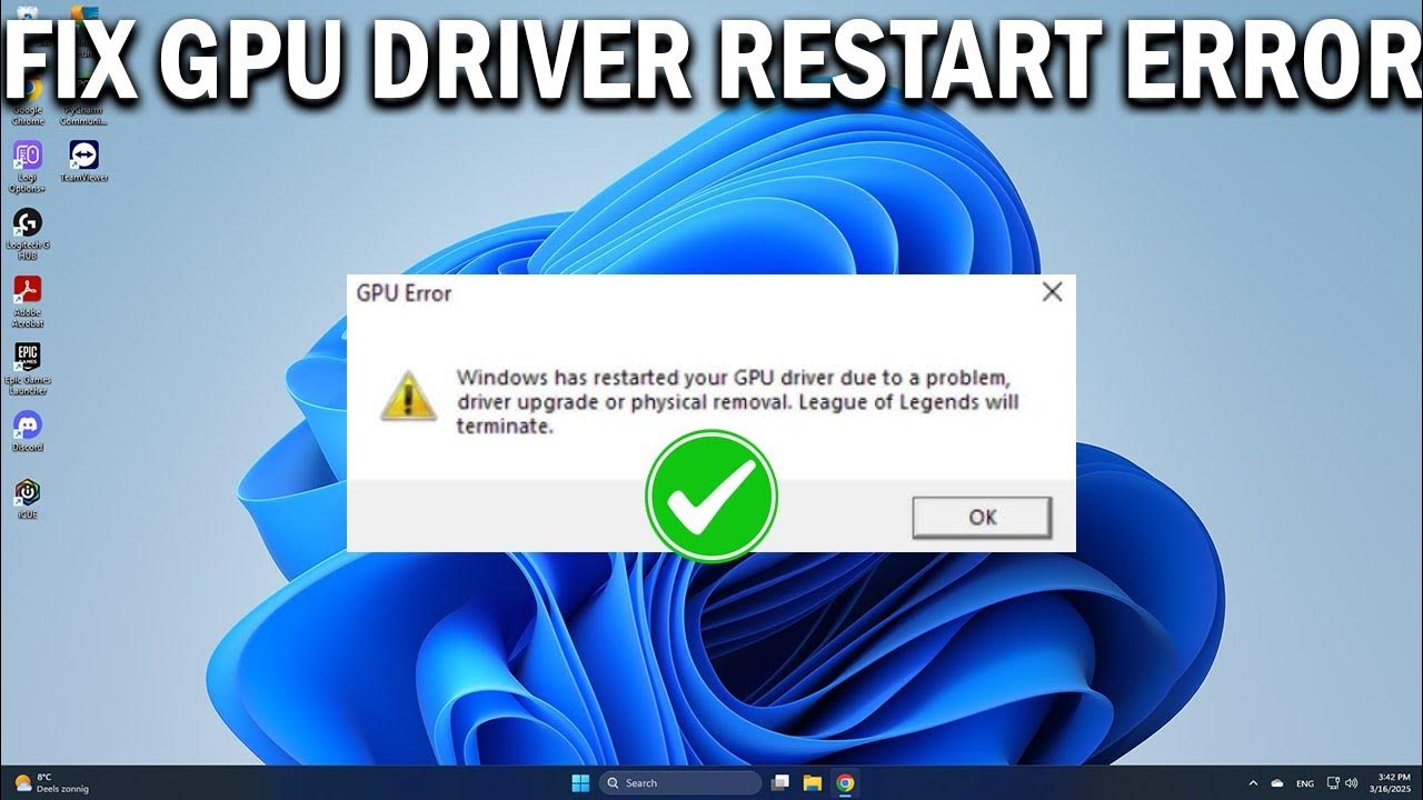 How To Fix Windows Has Restarted Your GPU Driver Due to a Problem ...