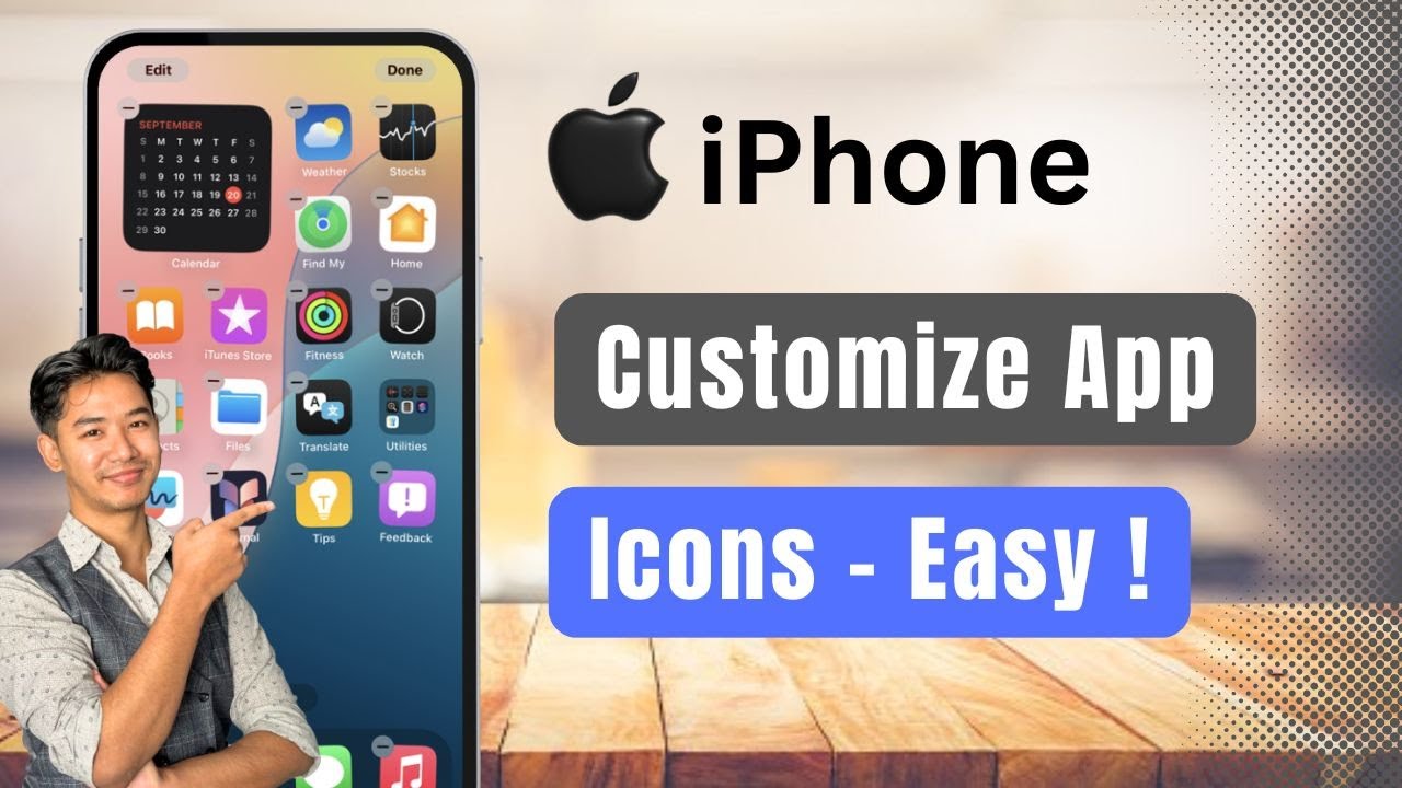 How to Customize App Icons on iPhone ! - YouTube