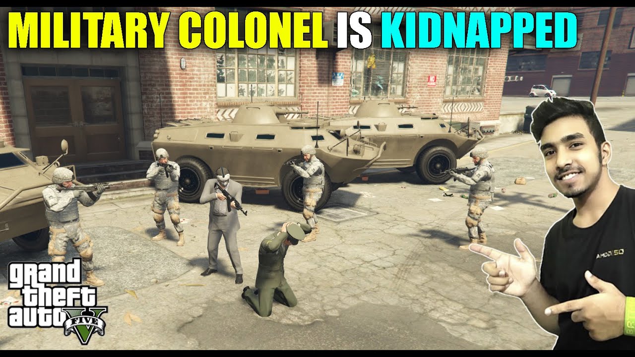 GTA 5 : MICHAEL KIDNAPPED MILITARY COLONEL | MOD GAMERZ | TECHNO GAMERZ ...
