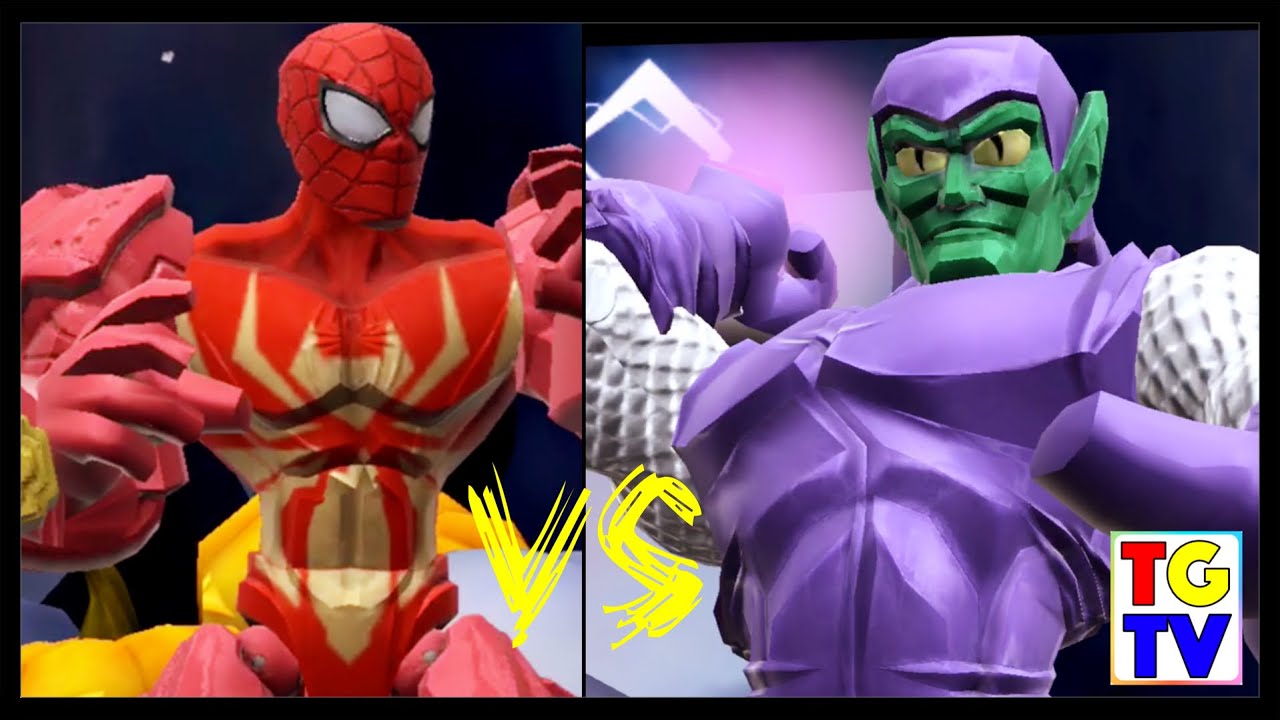 Marvel Super Hero Mashers Spiderman Green Goblin Level (Battles Edited ...