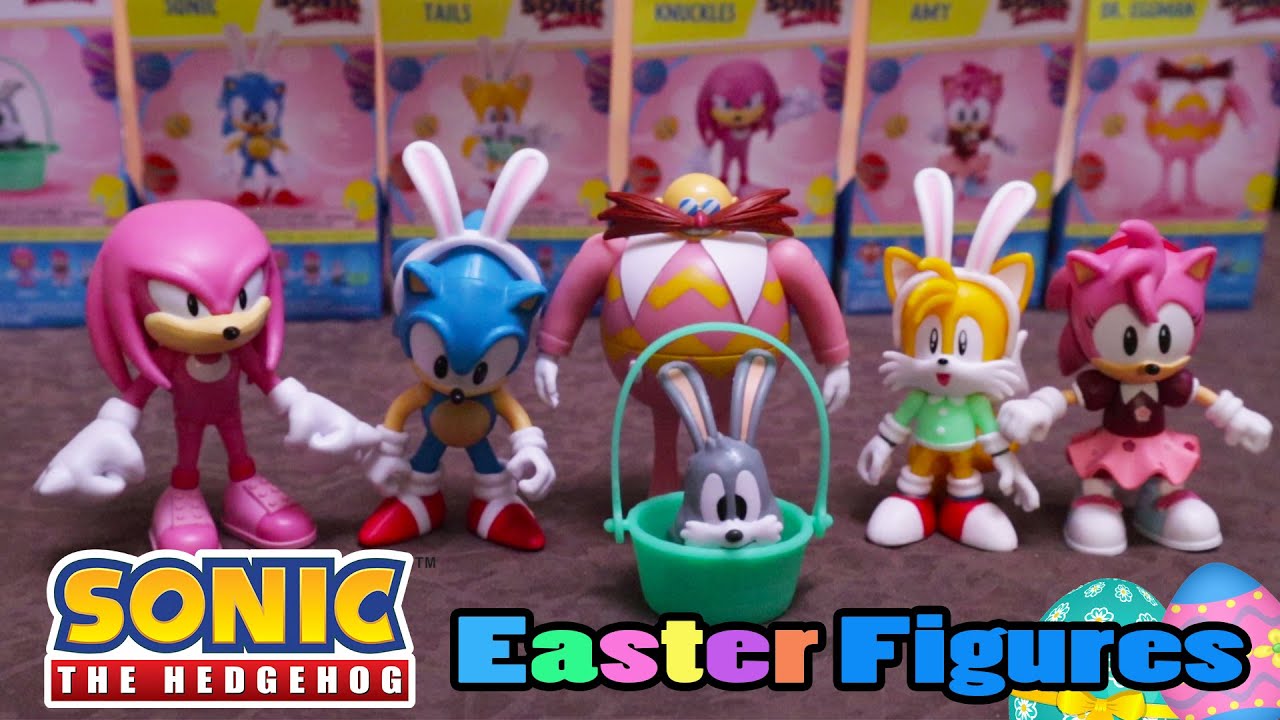 Sonic the Hedgehog Easter Figures Review | Jakks - YouTube