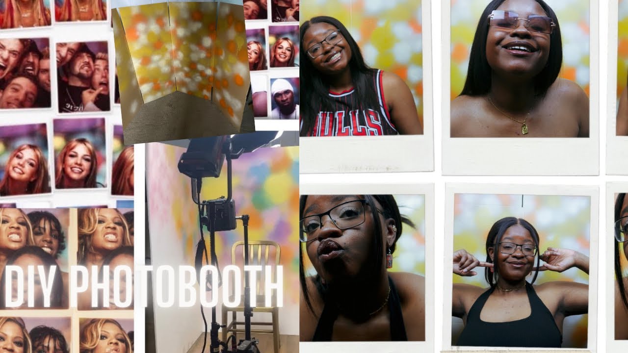 DIY Photo booth & Picture Day 90s Edition | TimewithTemi - YouTube