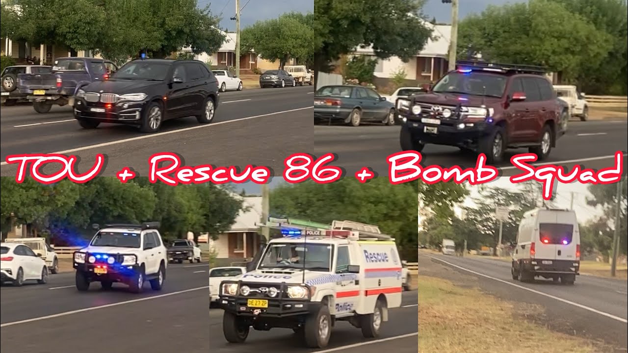 RARE - NSW Police - Tactical Operations + Rescue 86 + Bomb Squad ...