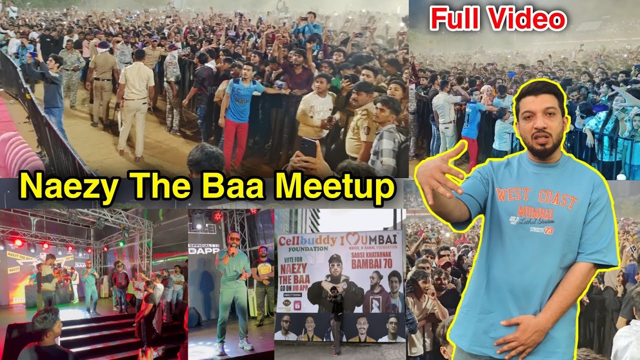 Naezy Meetup Full Video | Ajaz Khan | naezy the baa meetup | naezy bigg ...