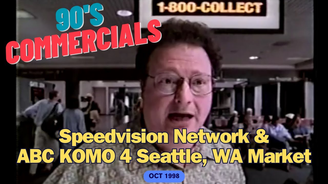 90's Commercials: Speedvision Network & ABC KOMO 4 (1998) - YouTube