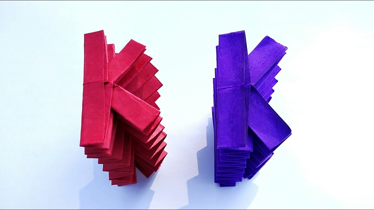 Paper Alphabet ''K'' || Origami Alphabet Letter ''K'' || DIY - YouTube