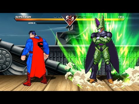 Superman vs Cell - High Level Awesome Fight! - YouTube