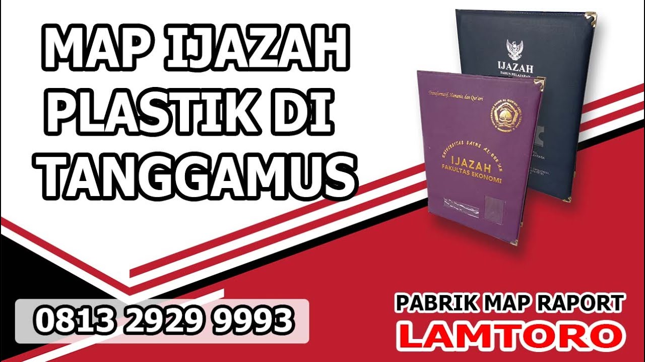 WA 0813 9292 9993 MAP IJAZAH PLASTIK DI TANGGAMUS - YouTube