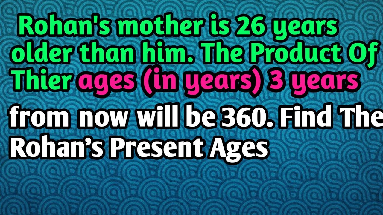 Rohan's mother is 26 years older than him. @padhlebro - YouTube