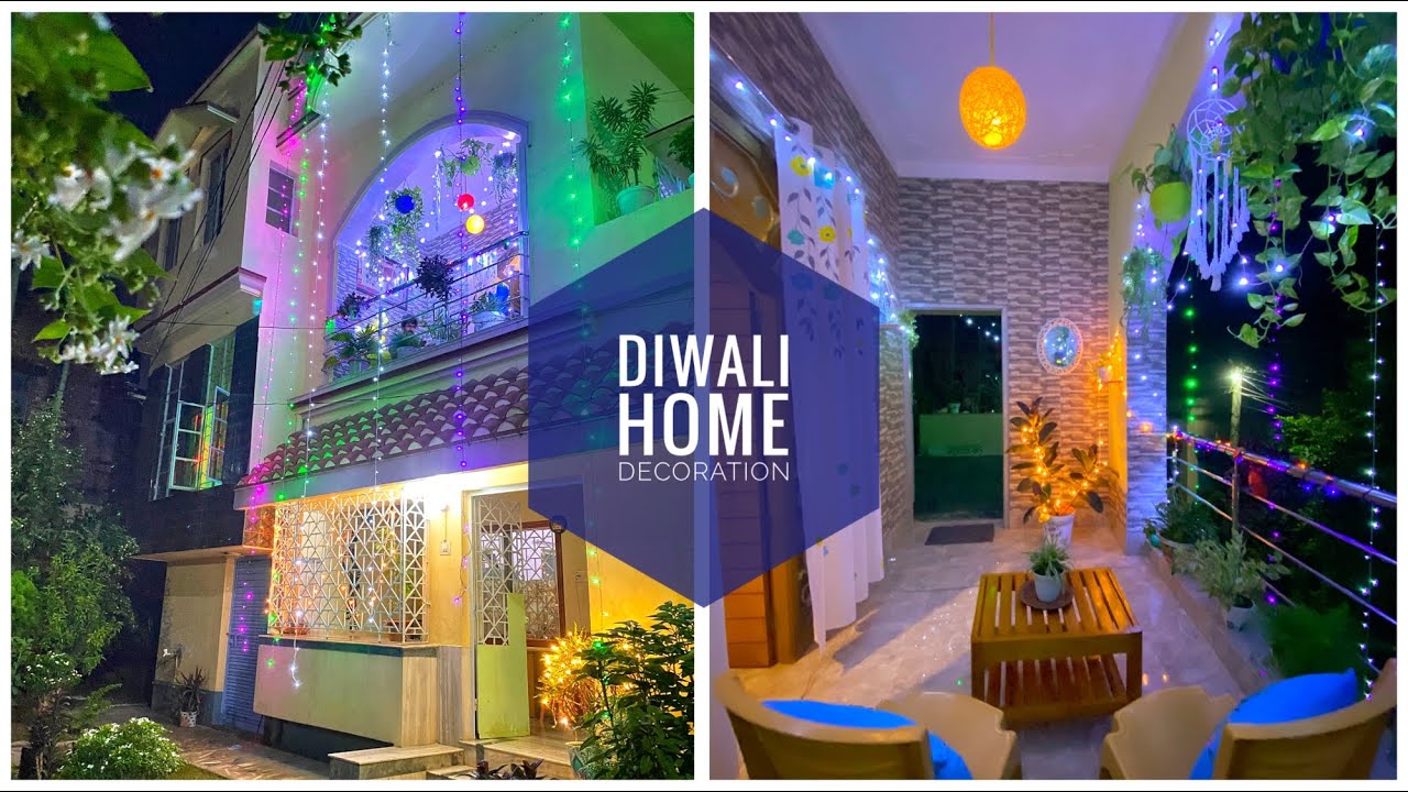 Diwali Home Decoration | Indian Home Tour | Festive House Tour - YouTube