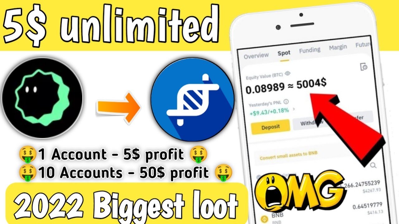 🔴Loot Over🔴|| TKLE Airdrop Unlimited trick || provers loot unlimited refer trick ||5$ per ...